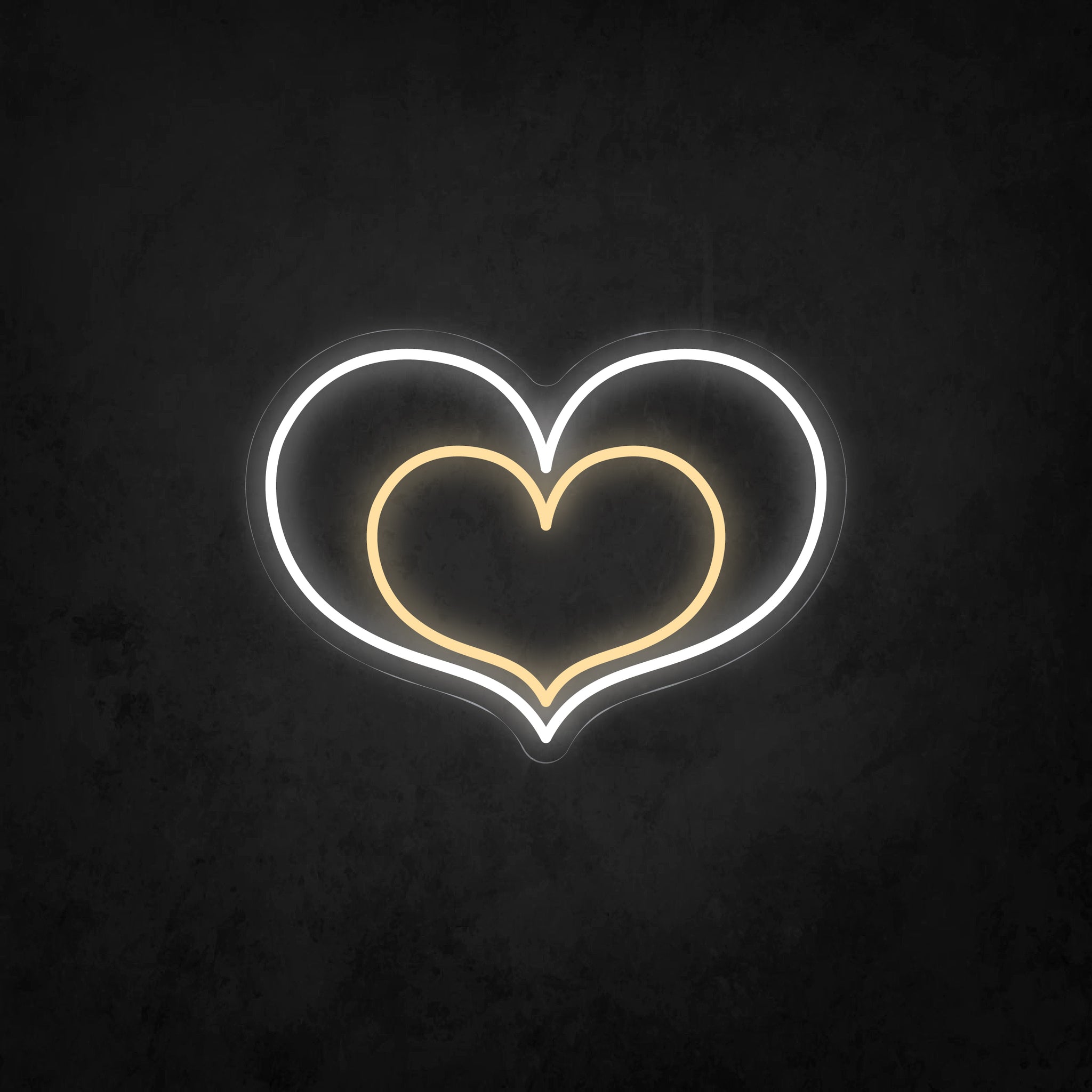 LED Neon Sign - Double Heart – Self Signs