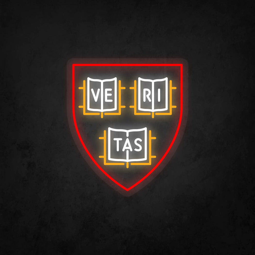LED Neon Sign - Harvard University simply logo – Self Signs
