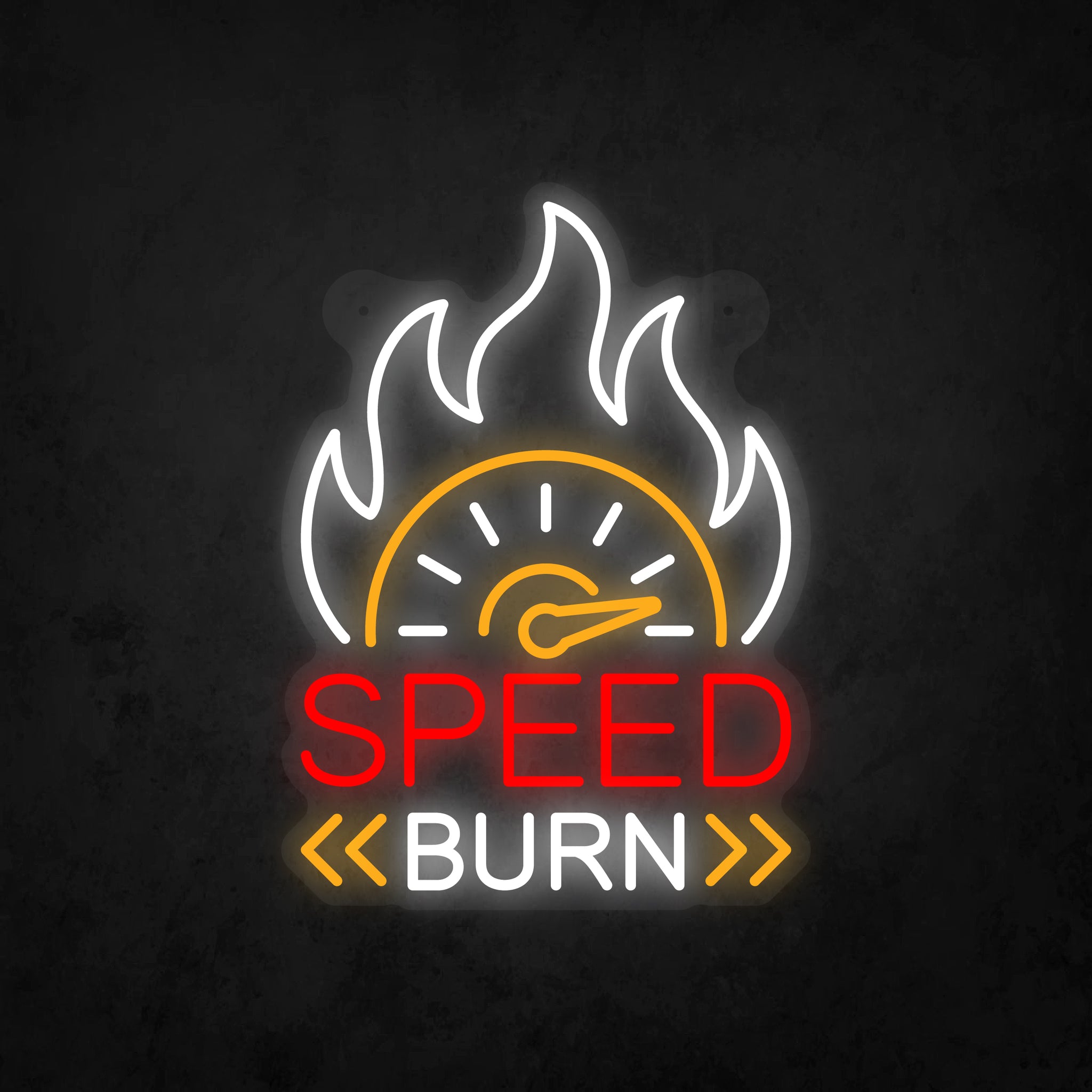 LED Neon Sign - Speed Burn Sign for Window – Self Signs